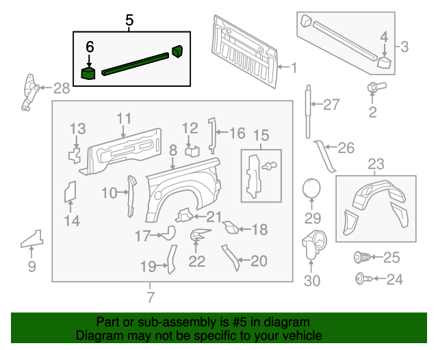 2007-2021 Toyota Tundra Track Assembly 65335-0C011 | McGeorge Toyota ...