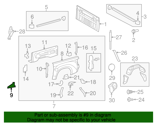 66246-0C030 - Stone Guard - 2014-2021 Toyota Tundra | OEM Genuine ...