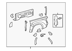 OEM 2014-2021 Toyota Tundra Side Panel Part # 65600-0C101 | Modern ...