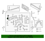 66312-0C010 - Tie Down Hook - 2007-2024 Toyota | OEM Genuine Toyota Parts
