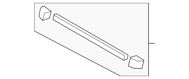 Genuine Toyota Track Assembly part# 65483-0C011 for 2007-2021 Toyota ...