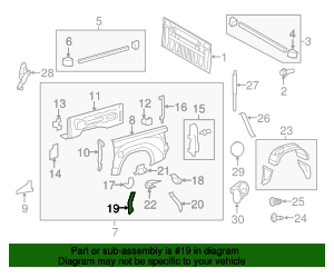 65601-0C030 - Skirt - 2014-2021 Toyota Tundra | DiscMonster