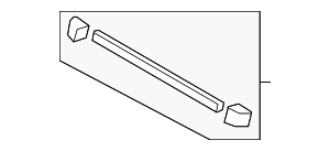 Genuine Toyota Track Assembly part# 65483-0C011 for 2007-2021 Toyota ...