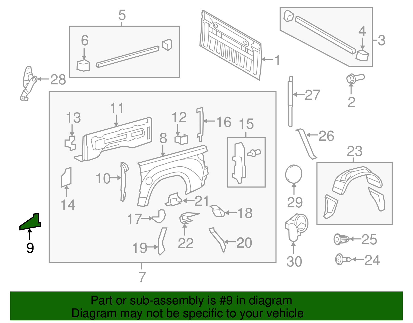 2014-2021 Toyota Tundra Stone Guard 66245-0C030 | Toyota Parts Center