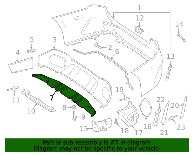 2020-2022 Mercedes-Benz A 35 AMG® Under Cover 177-885-54-04 | MB OEM Parts