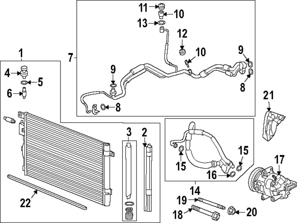 2025 Chevrolet Equinox Condenser Seal 85607646 | OEM Parts Online