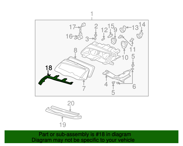 63-12-6-921-859 - Upper Molding - 2002-2005 BMW | Wholesale BMW
