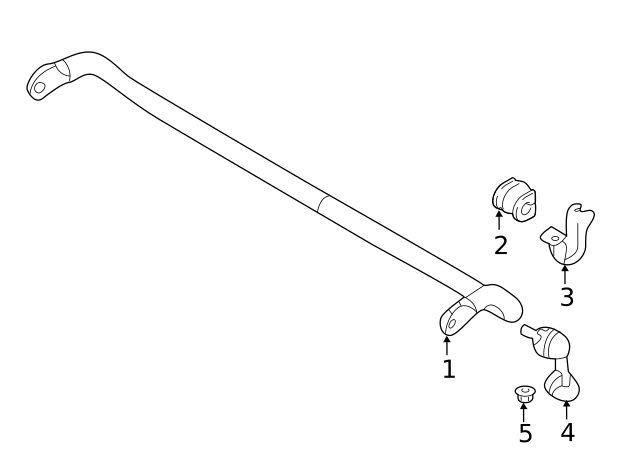 56230-6CA0B - Stabilizer Bar 2019-2024 Nissan Altima | Nissan Parts ...