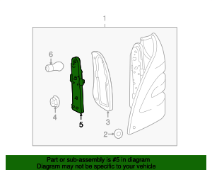 203-820-05-77 - Tail Light Socket 2002-2004 Mercedes-Benz ...