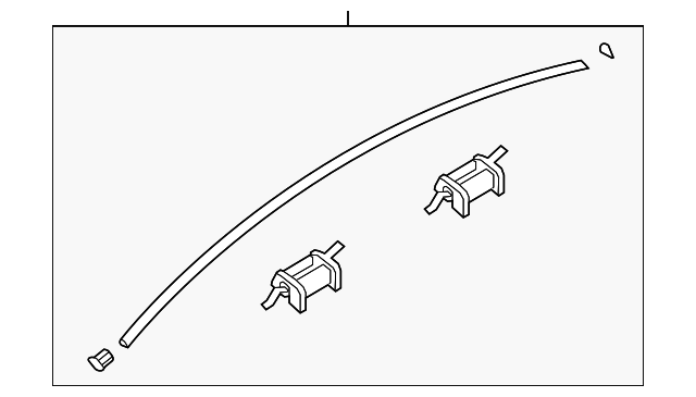 2011-2016 Kia Optima Roof Molding 87220 2T000 | OEM Parts Online