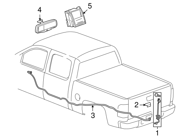 2009-2014 GM Camera Asm-Rr View Drvr Info 23146157 | GM Parts Center
