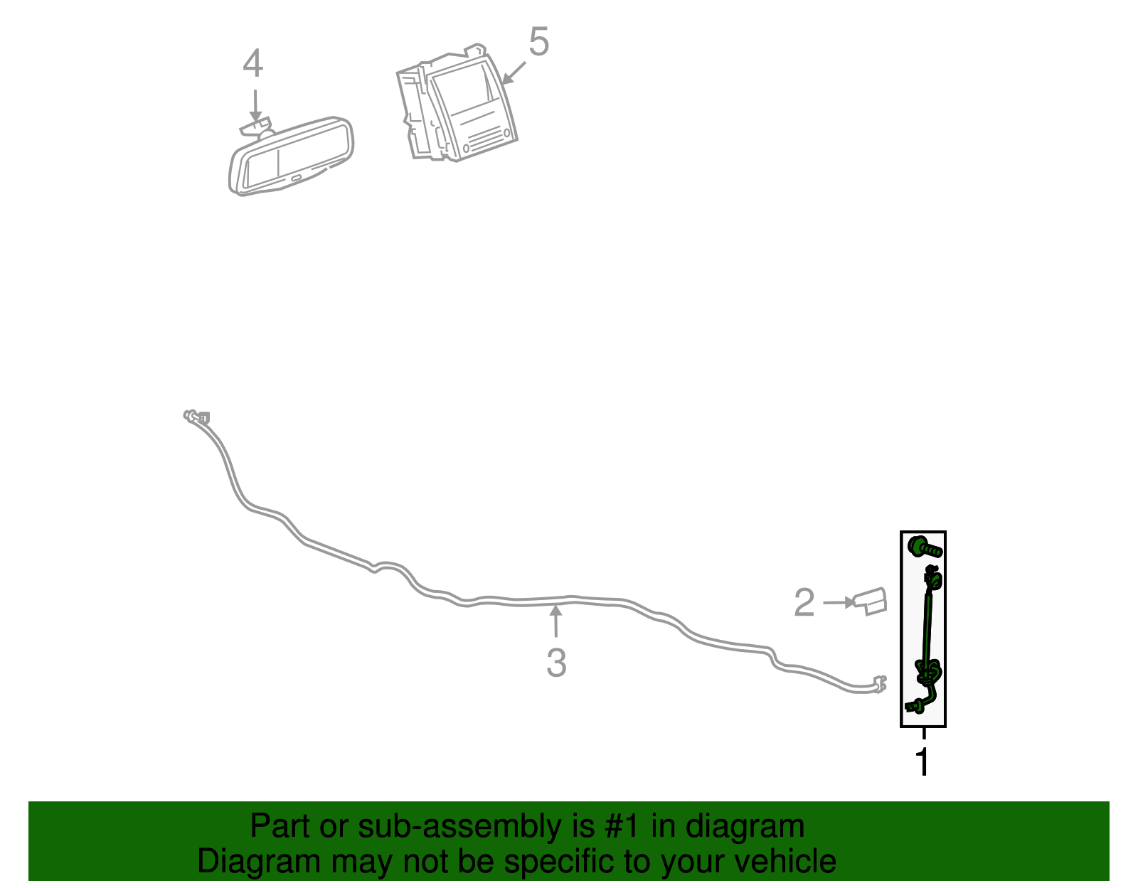 23146157 - Rear Park Assist Camera 2009-2014 GM | Londoff Discount Parts