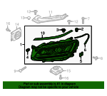 2016-2019 Volkswagen Passat Headlamp Assembly 561-941-774-A | vwpartscenter