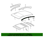 2007-2012 Lexus ES350 Drip Molding 75555-33040-C1 | OEM Vehicle Parts