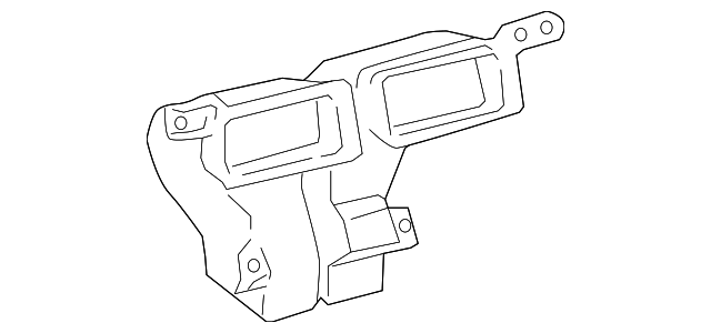 2009-2015 Lexus Heat Duct 55844-53030 | OEM Parts Online