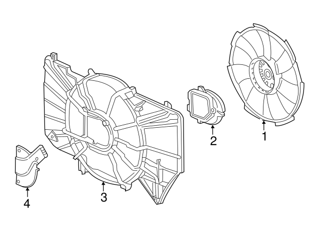 Genuine OEM 2014-17 Honda Accord Hybrid Cooling Fan Motor #19030-5K0 ...