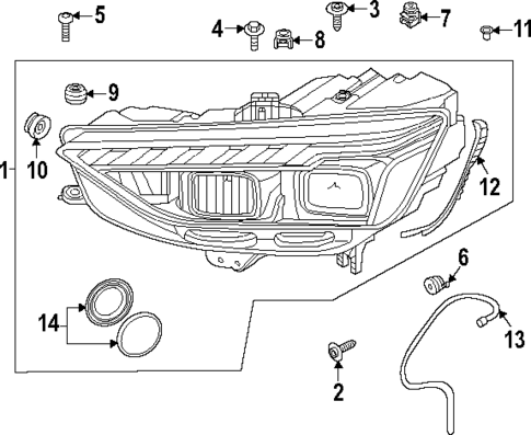 Headlamp Components for 2021 Audi S4 | OEM Vehicle Parts