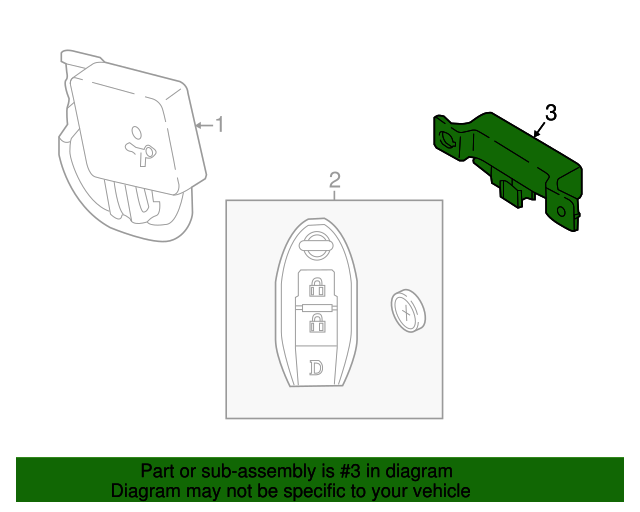 285E4-C997A - Antenna Assembly - 2014-2020 Nissan | World OEM Parts Nissan