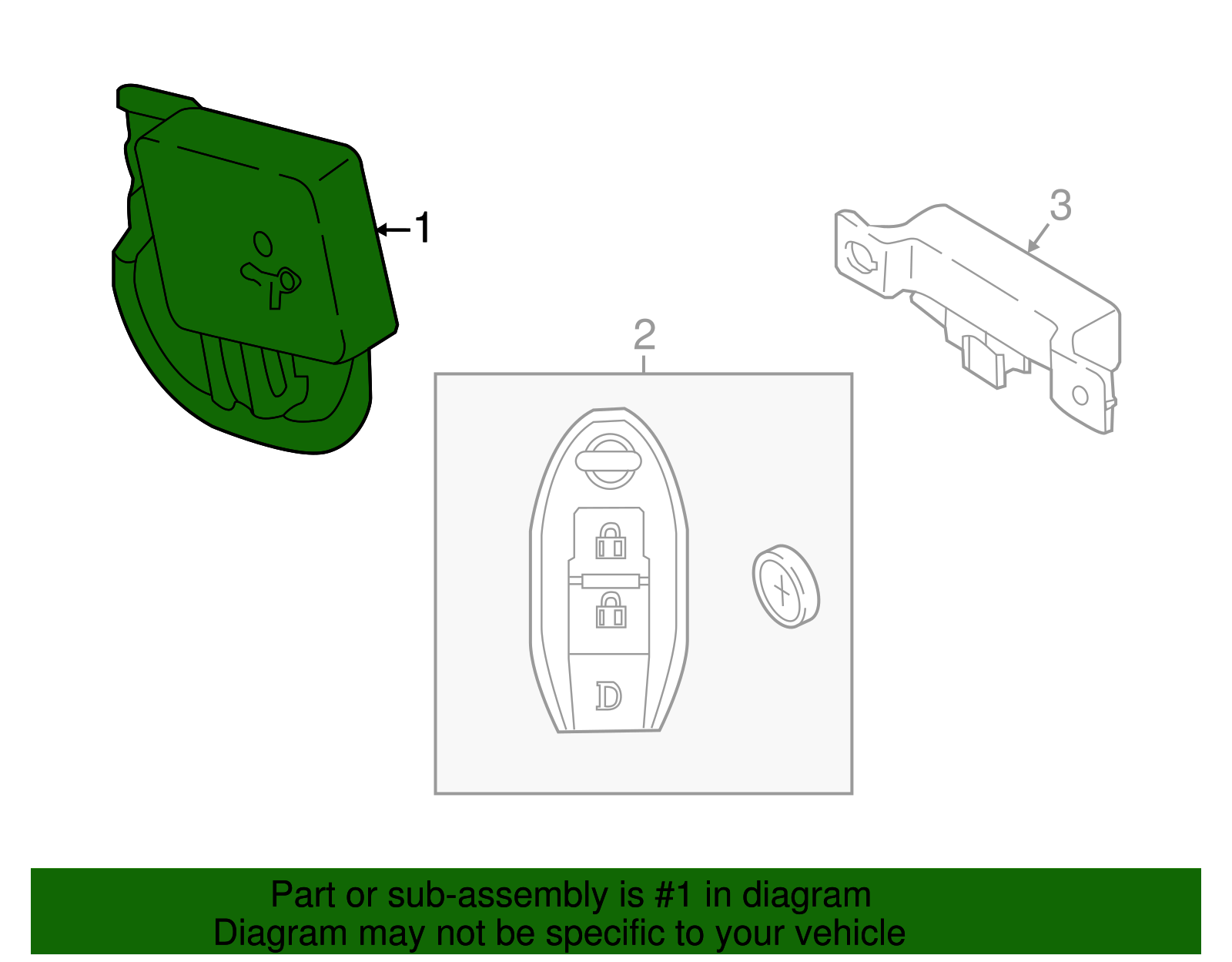 25640-3NF2E - Warning Buzzer 2018-2025 Nissan LEAF | Nissan Parts ...