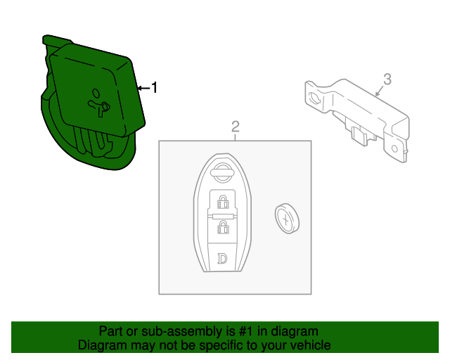 2019-2022 Nissan Warning Buzzer 25640-3NF2E | OEM Parts Online