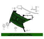 53101-60G30 - Grille 2020-2023 Lexus GX460 | Longo Lexus Parts