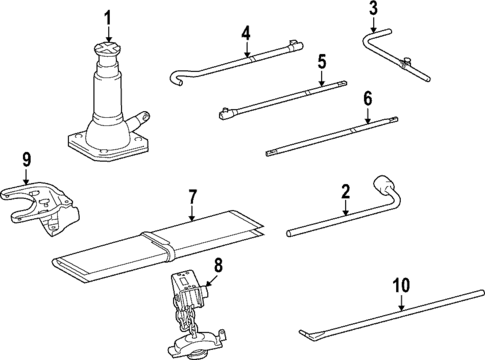 Jack & Components for 2023 Toyota 4Runner | Toyota Parts Center