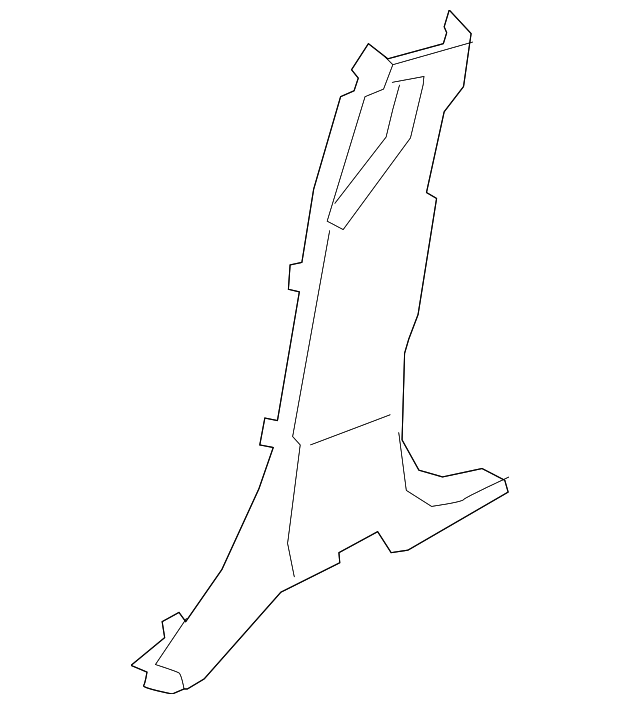 2017-2020 Land Rover Discovery Lower Center Pillar Trim LR082070 | Land ...