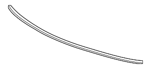 2018-2020 Honda ODYSSEY 5-DOOR Molding, Rear Windshield (Lower) 73220 ...