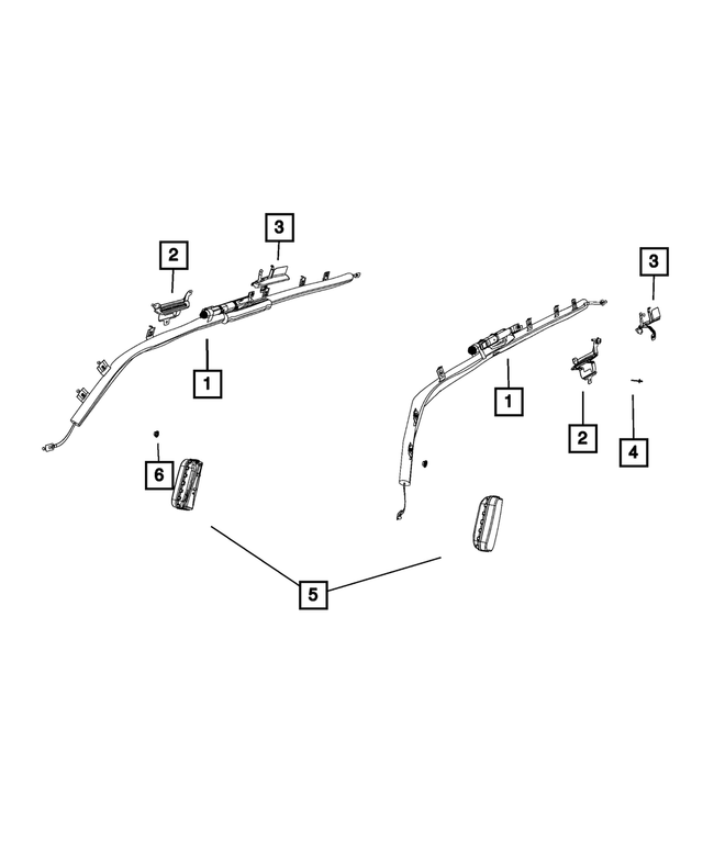 2020-2023 Jeep Renegade Air Bag Bracket, Right 68518852AA | Mopar eStore