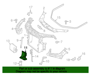 166-505-04-30 - Air Duct 2012-2015 Mercedes-Benz | Mercedes-Benz USA Parts