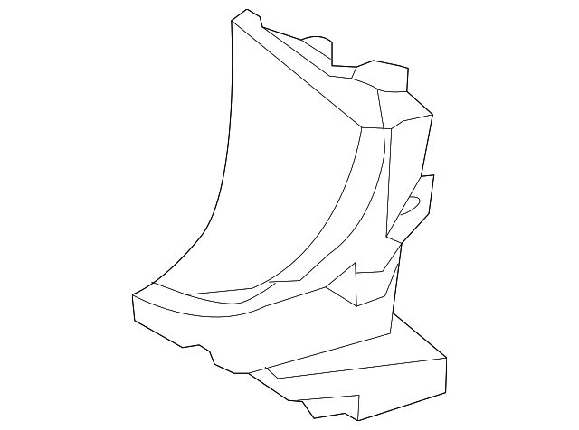 166-505-04-30 - Air Duct 2012-2015 Mercedes-Benz | Mercedes-Benz USA Parts