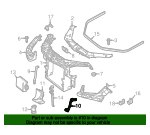 166-626-36-31 - Lower Support 2012-2019 Mercedes-Benz | Mercedes-Benz ...