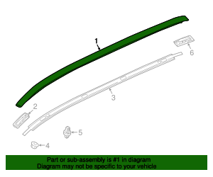 Genuine Roof Molding for 2015-2018 Volvo | Part# 31402812 | Over 30% ...