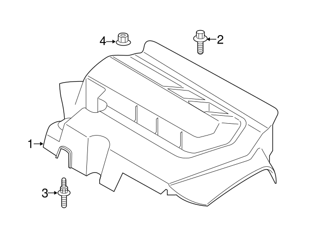 2017-2019 Ford Fusion Engine Cover G3GZ-6A949-A | QuirkParts