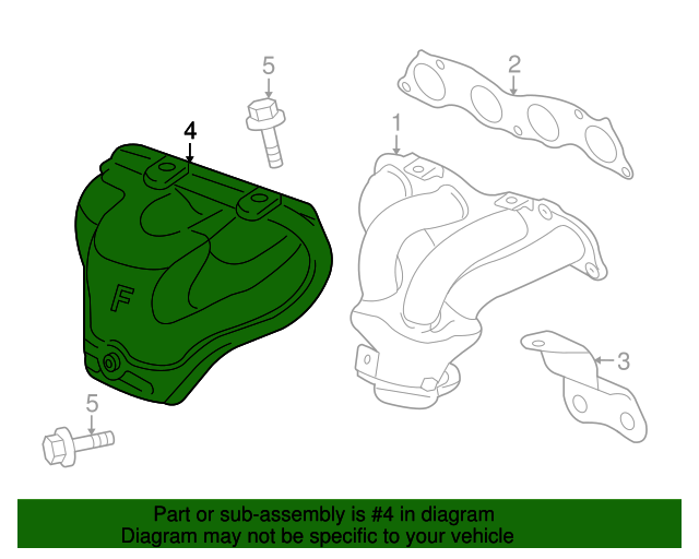 18120-RZA-A00 - Cover, Ex Manifold 2007-2009 Honda CR-V | Honda Parts ...