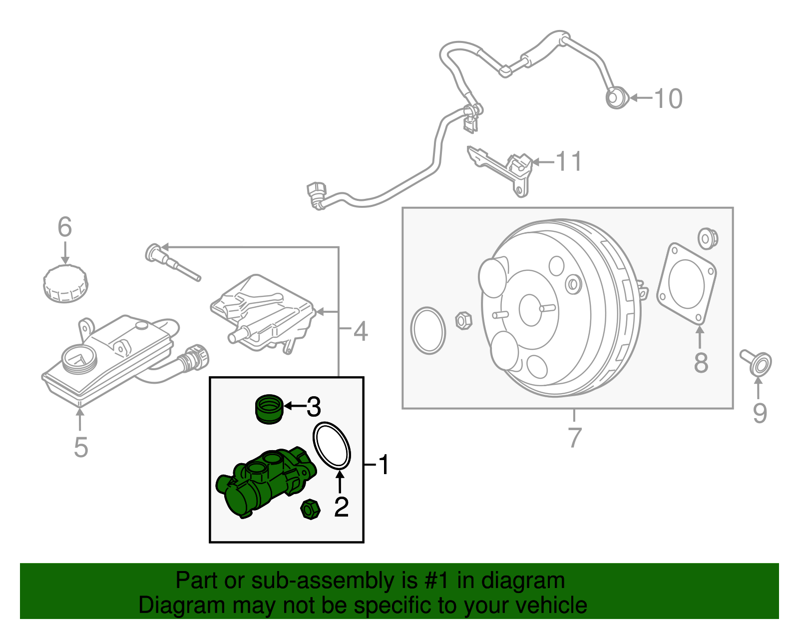 BRMC-231 - Motorcraft™ Master Cylinder 2015-2019 Ford | AutoNation Parts