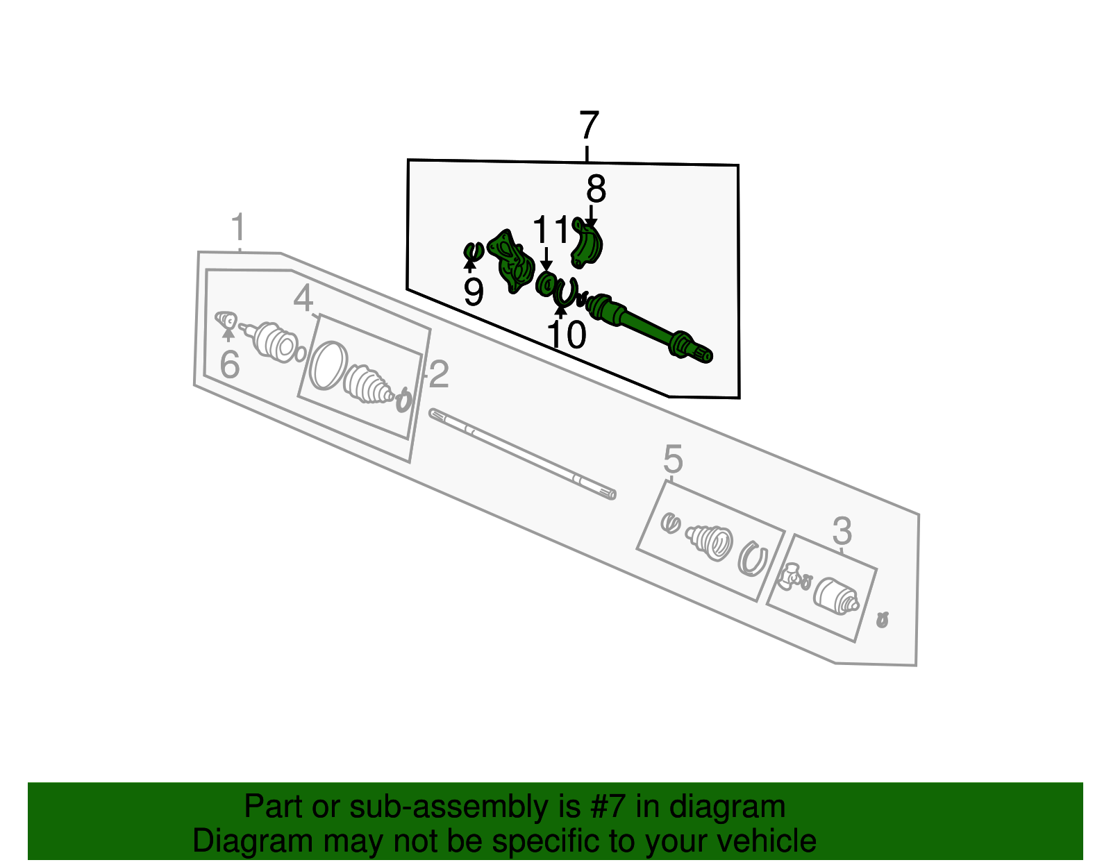 2003-2004 Honda Pilot Intermediate Shaft 44500-S3V-A00 | OEM Parts Online