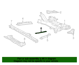 2010-2018 Toyota Reinforced Bracket 51425-12060 | Toyota Parts Center