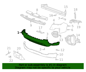 2021-2022 GMC Canyon Primed Front Bumper Lower Fascia 84945090 | GM ...