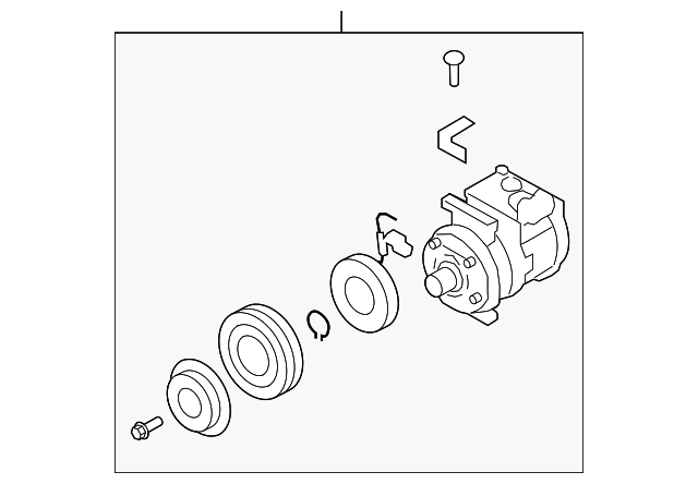 97701-2J100DR - Compressor Assembly 2009 Kia Borrego | Kia.Parts Store