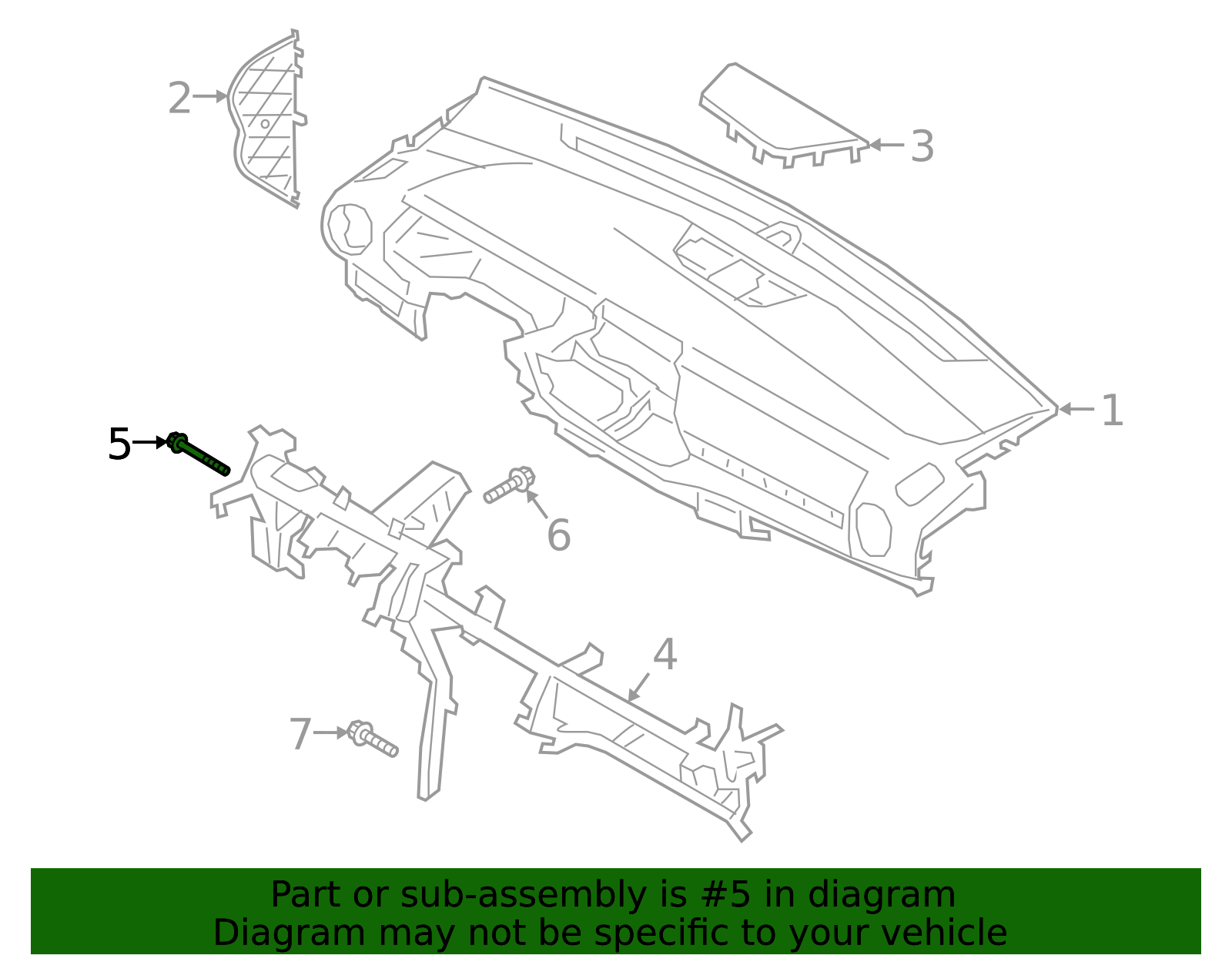 84434-3X000 - Reinforced Beam Bolt 2019-2025 Kia | Kia.Parts Store