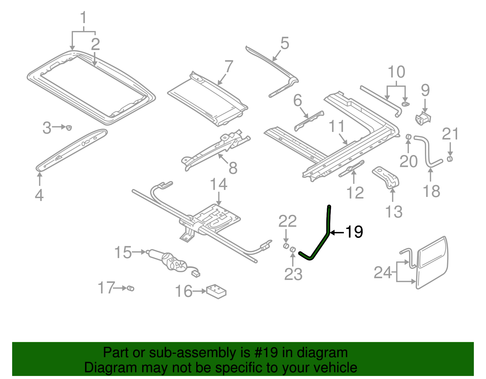 2003-2008 Hyundai Tiburon Drain Hose 81682-2C000 | Hyundai Wholesale Direct