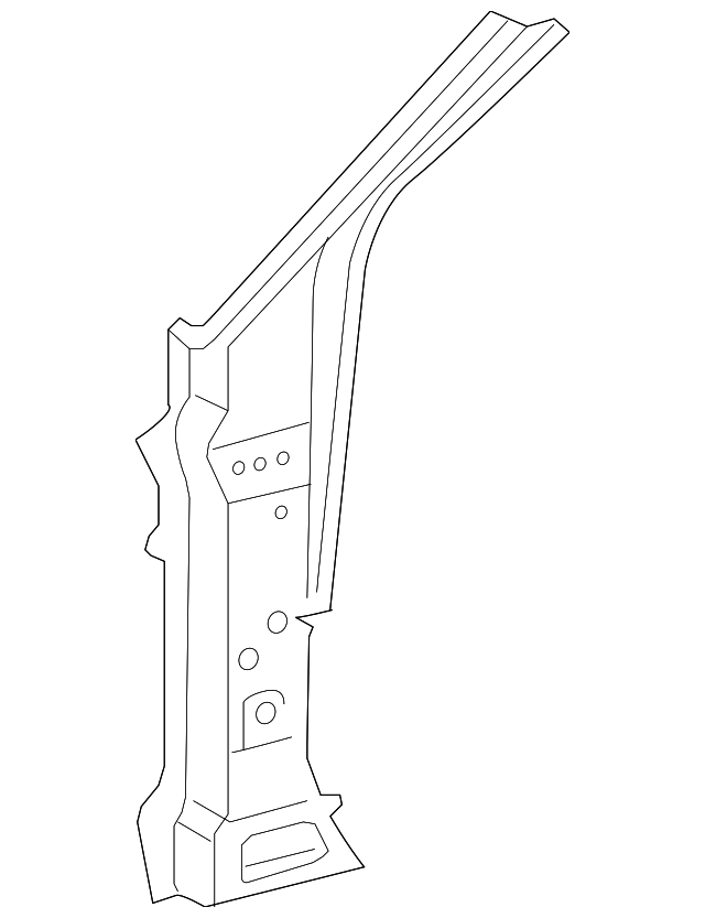 61108-04020 - Pillar Reinforced - 2005-2015 Toyota Tacoma | Nucar ...