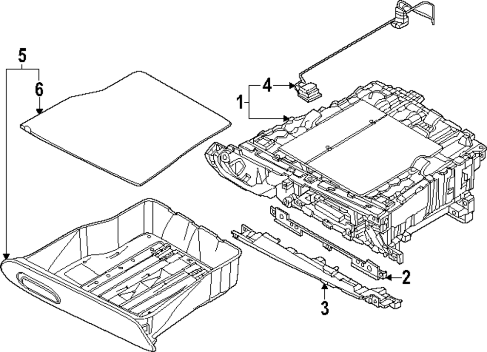 2023-2024 Genesis GV60 Housing Assembly Glove Box 84511-CU200-NVZ | OEM ...