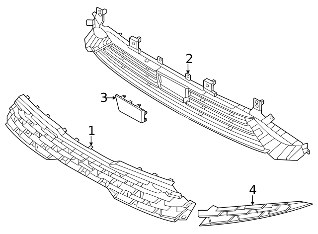 2021-2022 Kia K5 Lower Grille 86531-L3000 | OEM Parts Online