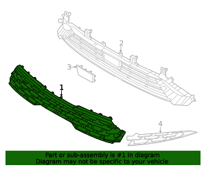 86351-L3000 - Upper Grille 2021-2024 Kia K5 | Genuine Kia Parts