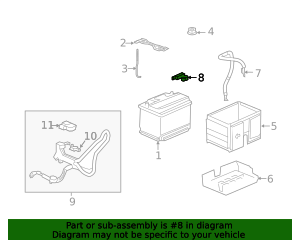 38920-TBA-A02 - Battery Current Sensor 2016-2022 Honda | Honda Parts Online