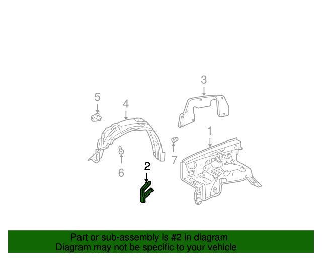 53706-35010 - Apron Assembly Brace 1995-2004 Toyota Tacoma | Ourisman ...