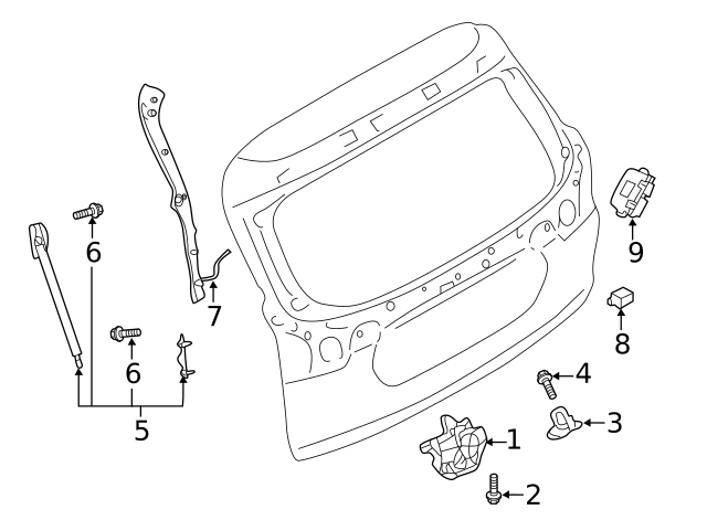 63032AL000 - Liftgate Latch 2015-2024 Subaru | AutoNation Parts