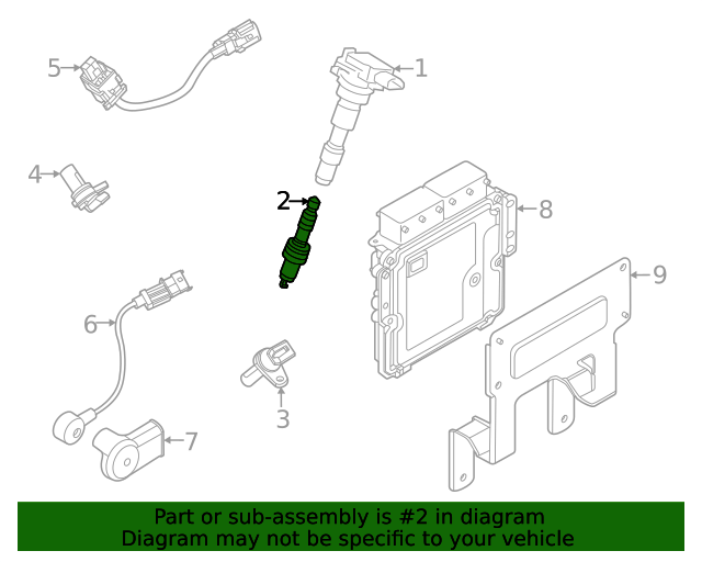 2021-2024 Genesis Plug Assembly Spark 18877-09085 | World OEM Parts Hyundai